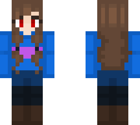 Underswap FRISK {female} | Minecraft Skin