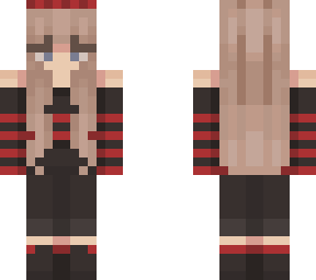 black and red | Minecraft Skin