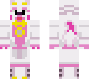 funtime foxy with yellow bowtie | Minecraft Skin