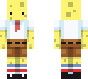 spongebob derp | Minecraft Skins