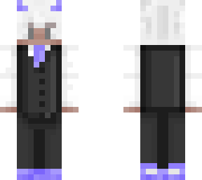 Aesthetic Demon Waiter Boy | Minecraft Skin