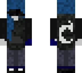 Blue Blindfolded | Minecraft Skin
