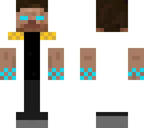 Manucrack traje de capitan con poder electrico | Minecraft Skin