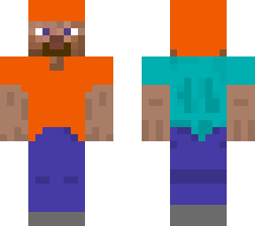 Orange Steve | Minecraft Skins