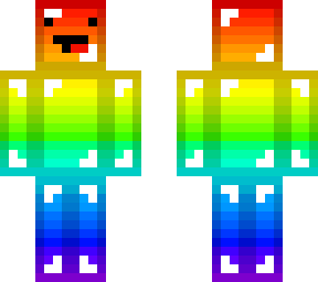 Rainbow Derp | Minecraft Skin