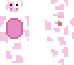 Strawberry Cow | Minecraft Skin