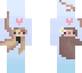 ~ Sloths In Love ~ | Minecraft Skin