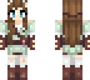 Elven Archer Girl -Texture Edit Slim | Minecraft Skin