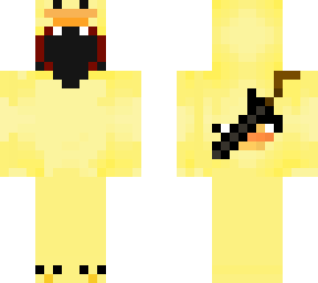 bbh duck but with netherite sword | Minecraft Skin