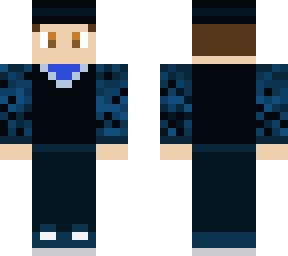 Blue Cool Kid | Minecraft Skin