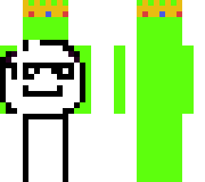 dream with crown | Minecraft Skin