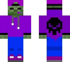 Super Cool Purple Zombie | Minecraft Skin