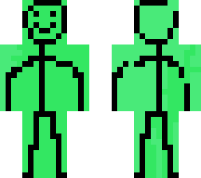 Green Stick man | Minecraft Skin
