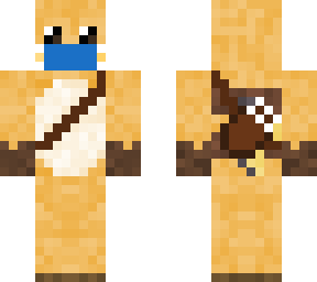 Raichu with mask and arrow quiver | Minecraft Skin
