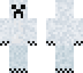 White-Creeper-For A Friend | Minecraft Skin