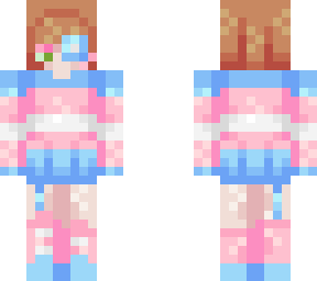 + Transgender Pride + | Minecraft Skin