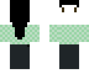 Checker shirt with black pants | Minecraft Skin