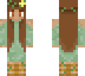 Earthy Girl | Minecraft Skin