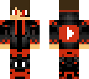 Gamer Yt Cool Red Boy | Minecraft Skin