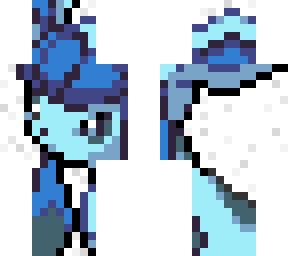 Glaceon Pixel Art | Minecraft Skin