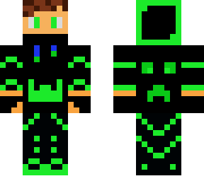 green gamer | Minecraft Skin