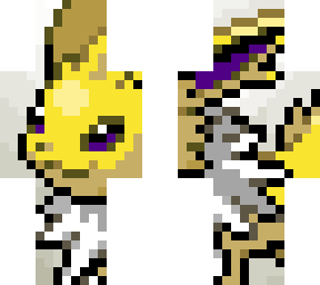 Jolteon Pixel Art | Minecraft Skin