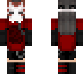 Kitsune Mask Girl | Minecraft Skin