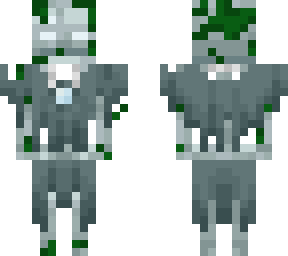 Mossy skeleton | Minecraft Skin