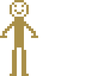 30 second brown stickman for fun | Minecraft Skin