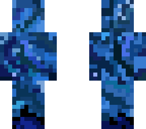 blue man | Minecraft Skin