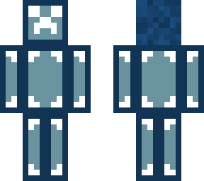 Creeper Azul Plastico | Minecraft Skin