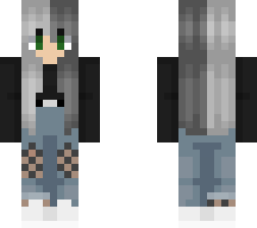 Fishnets and Navy | Minecraft Skin