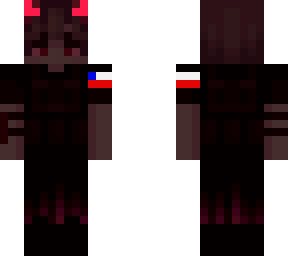 skin super fachera con cuernos rojos | Minecraft Skin