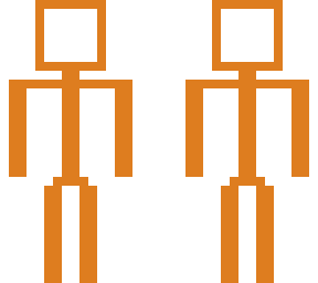 The orange stickman (from alan backers Minecraft animations ...