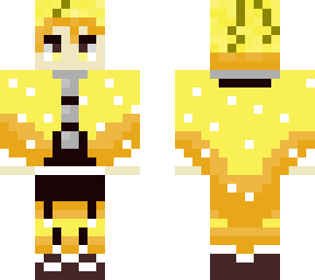 Zenitsu Agatsuma V2 | Minecraft Skin