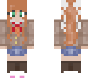 Monika Ddlc | Minecraft Skins