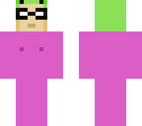 pink salamander (salamander man x pink guy fusion) | Minecraft Skin