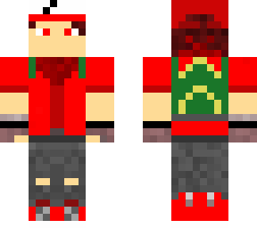 Pokemon Trainer Red edit | Minecraft Skin