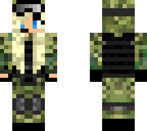 Soldier Girl | Minecraft Skin
