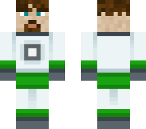 spacegreen goatee | Minecraft Skin