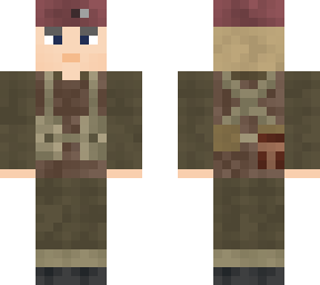 WW2 British SAS Trooper, 1 SAS Regt (Germany 1945) | Minecraft Skin