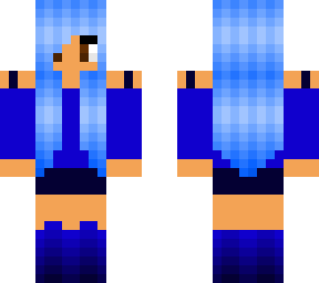 Blue girl | Minecraft Skin