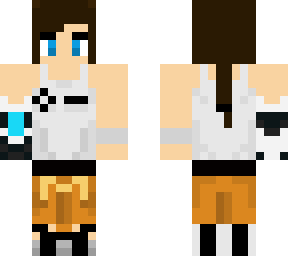 Chell-Portal | Minecraft Skin