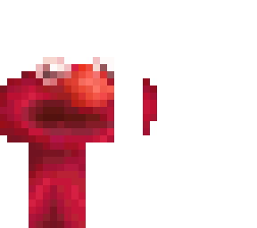 Elmo pixel art | Minecraft Skin