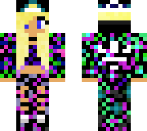 girl glitch | Minecraft Skin