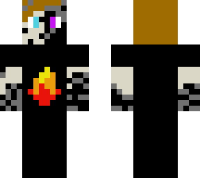 fire enderman top | Minecraft Skins