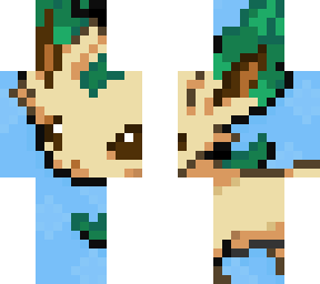 Leafeon Pixel Art | Minecraft Skin