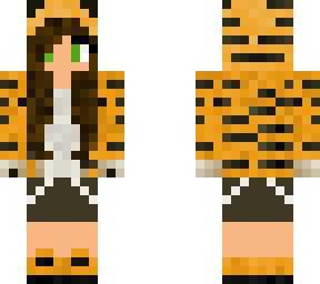 Tiger Girl | Minecraft Skin