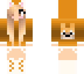 Corgi Wolf Girl | Minecraft Skin