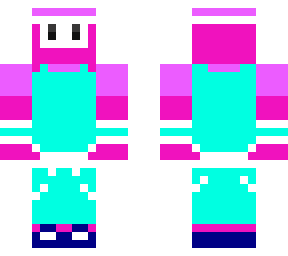 Fall Guys: Pink Gym Costume | Minecraft Skin